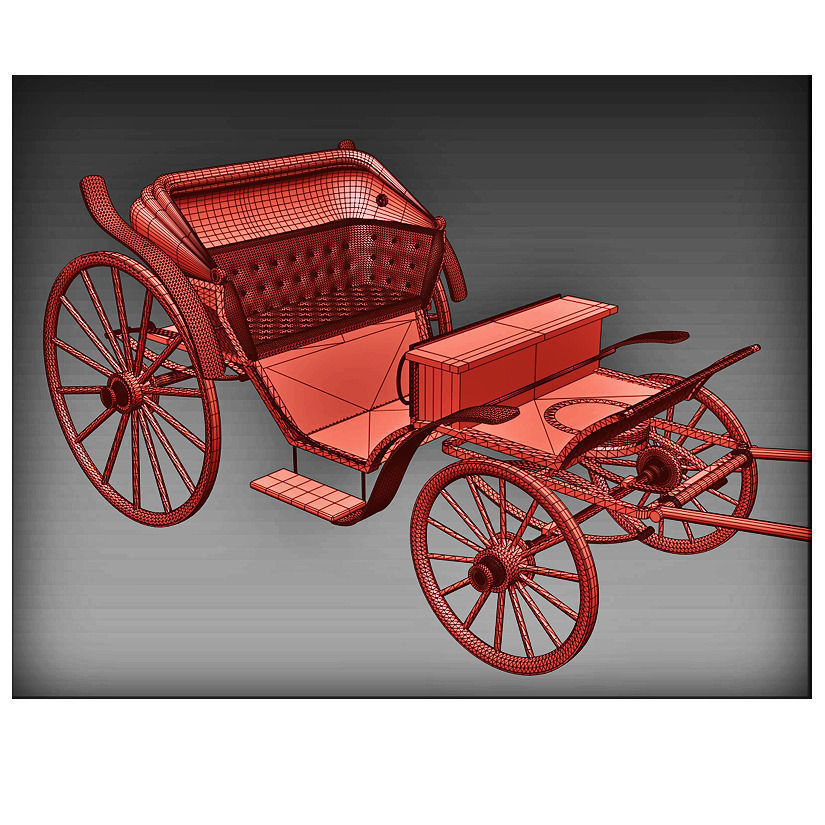 Carriage 3D model | CGTrader