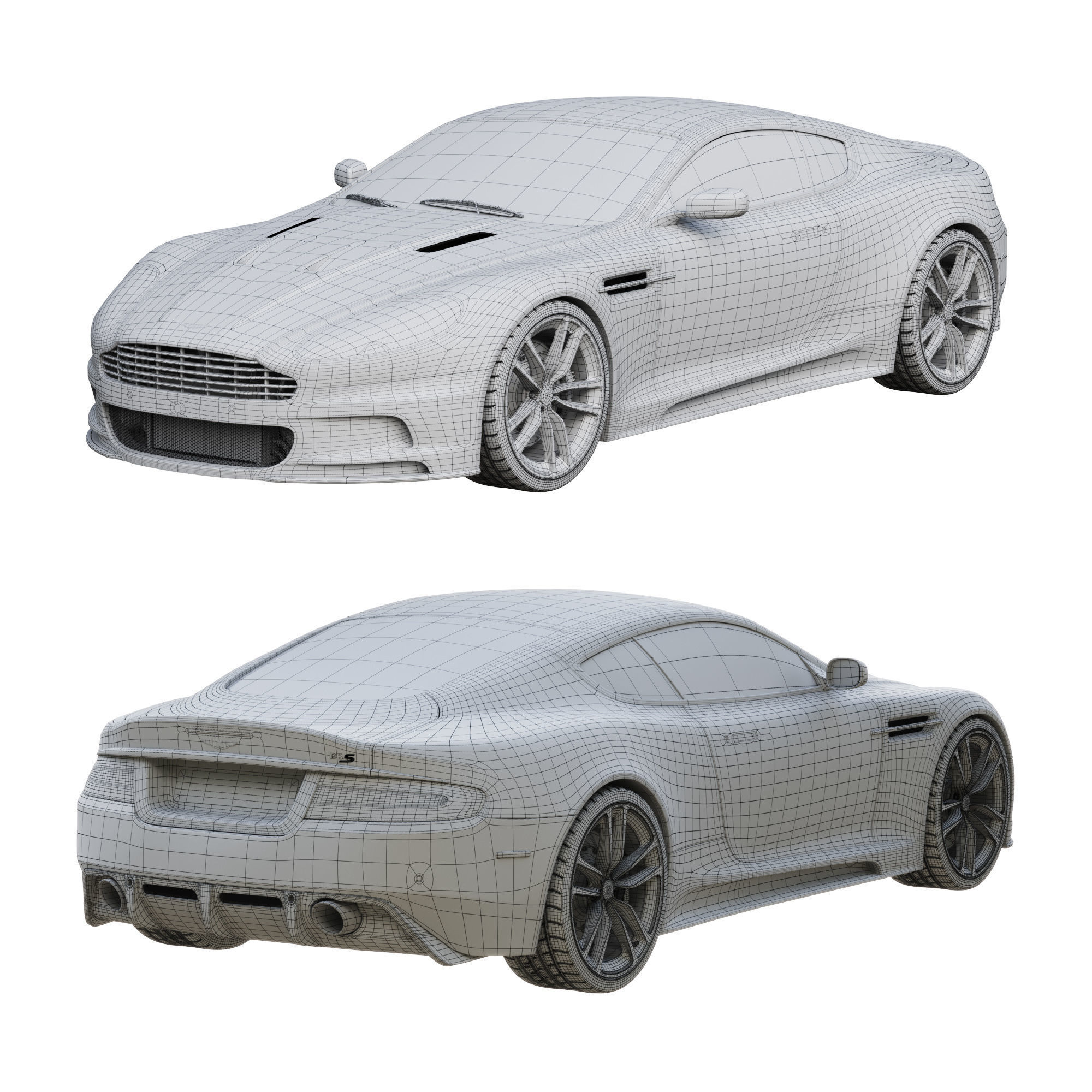 3D model ASTON MARTIN DBS I VR / AR / low-poly | CGTrader