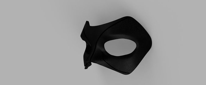Black Canary Eye Mask 3D model 3D printable | CGTrader