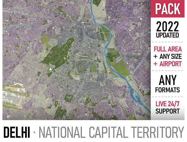 3D Model Collection Delhi VR / AR / low-poly | CGTrader