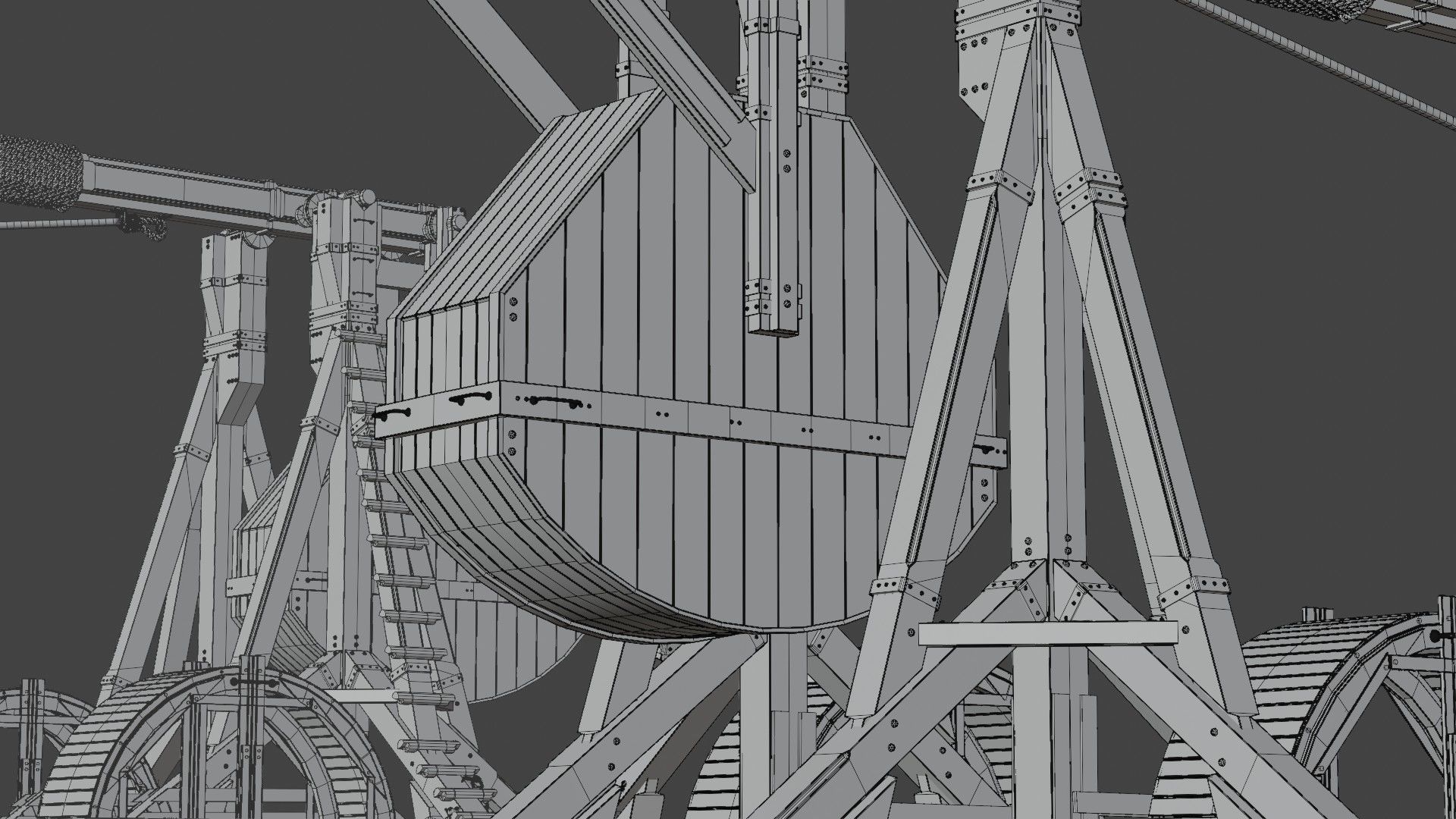 MEDIEVAL Trebuchet 3D model | CGTrader