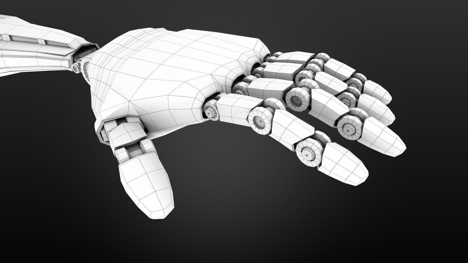 Robot hand 3D model | CGTrader