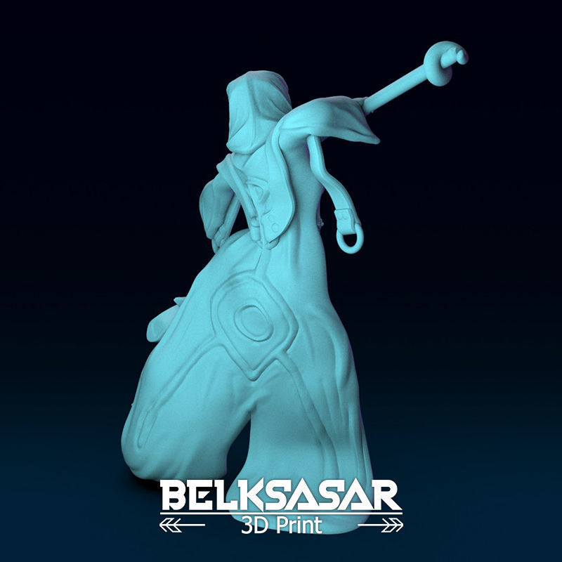 Fantasy Female Wizard 3D model 3D printable | CGTrader