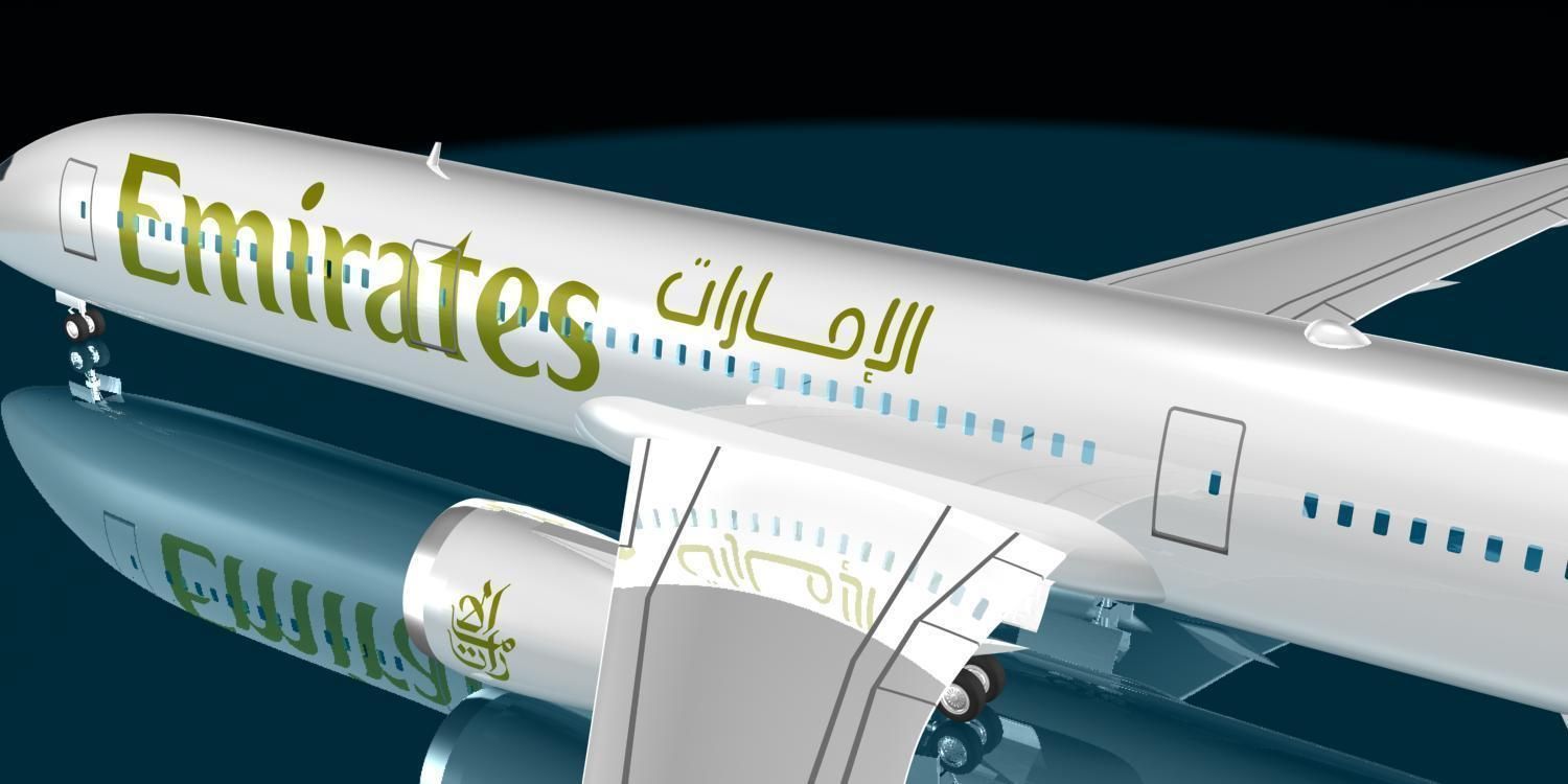 Emirates 787 - 9 Dreamliner 3D model | CGTrader