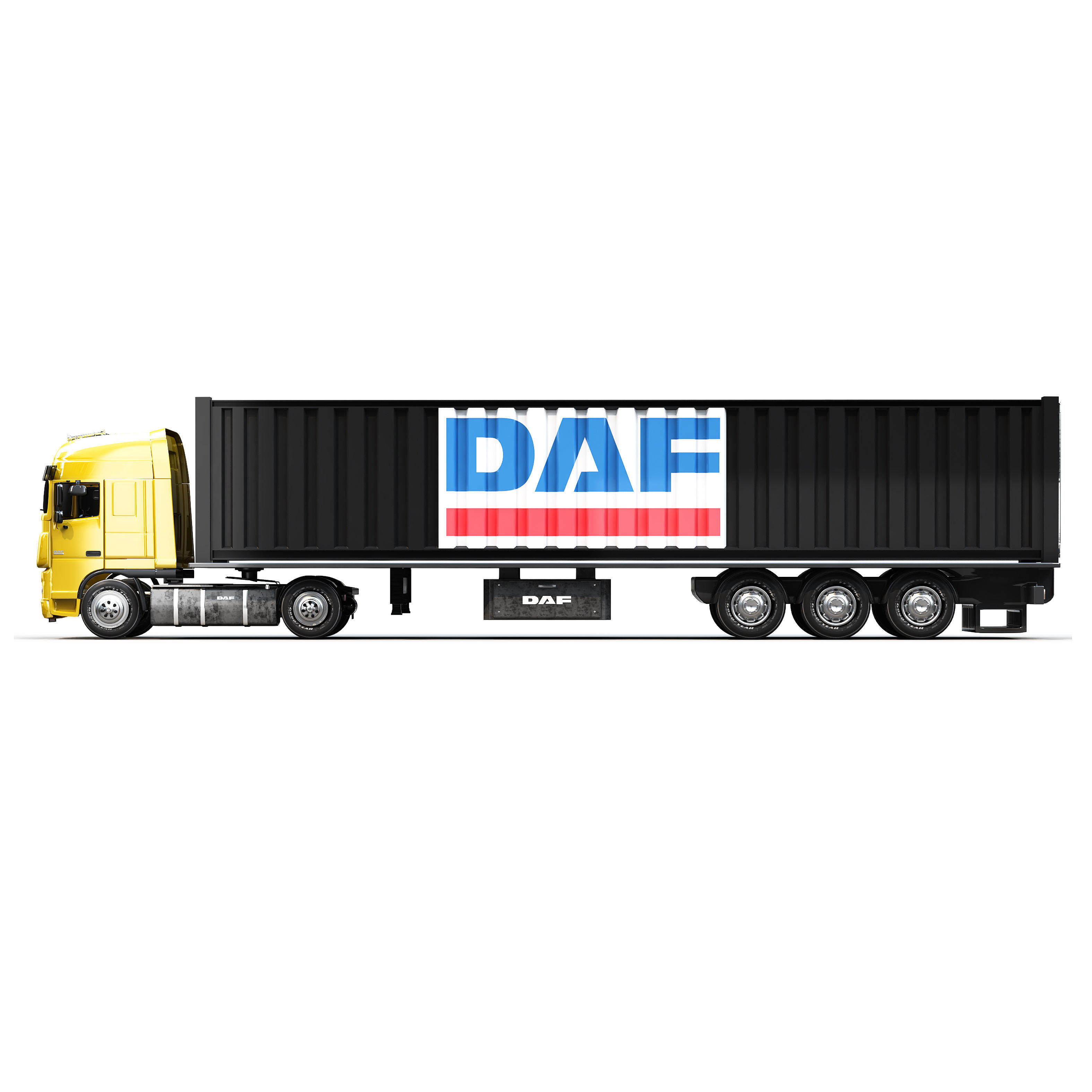 Daf xf 3D model | CGTrader