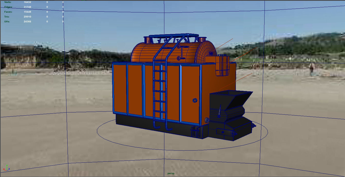 biomass energy 3D model | CGTrader