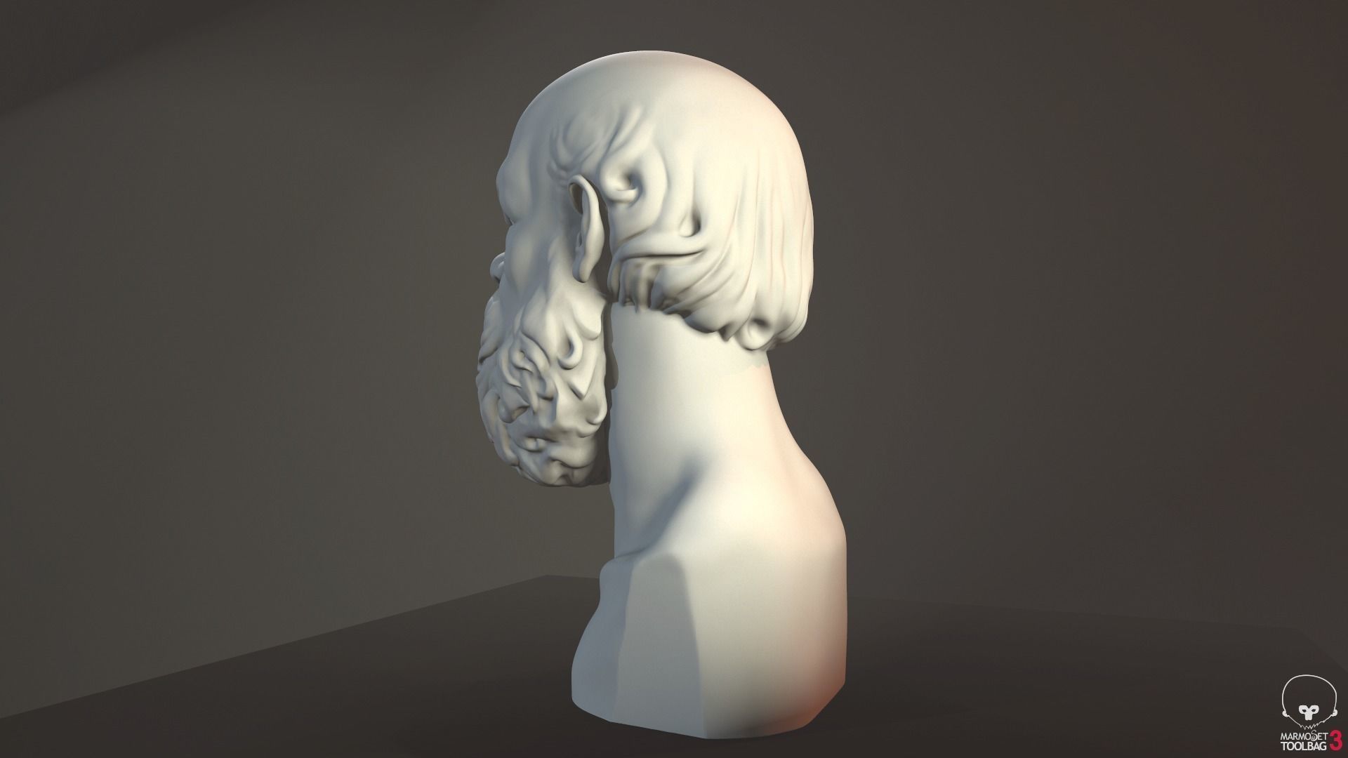Bust of Socrates 3D model 3D printable | CGTrader
