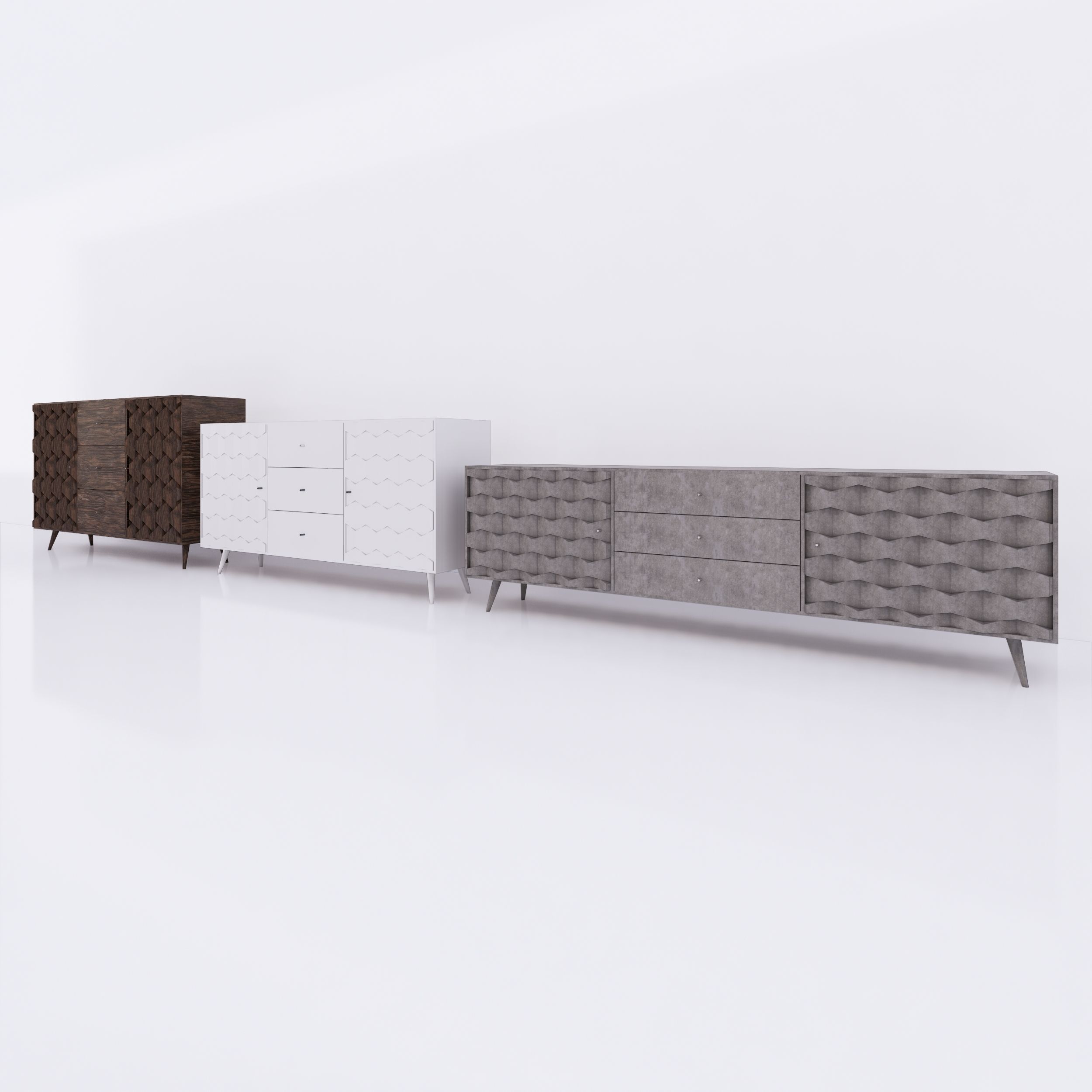 3D model Wardrobe 1 - Full parametric Revit Family VR / AR / low-poly ...