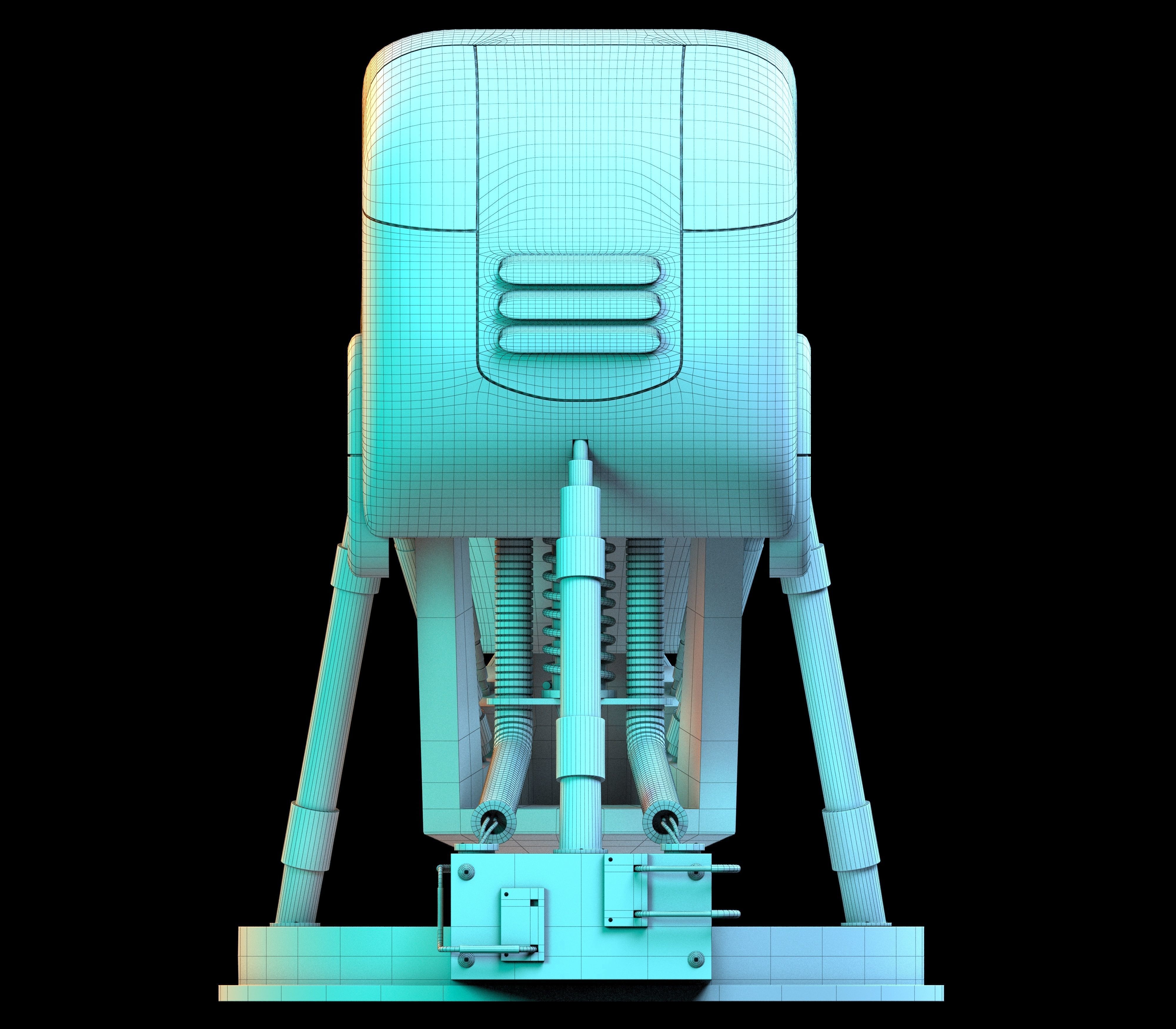 Robot ABC Warriors Head 3D model | CGTrader