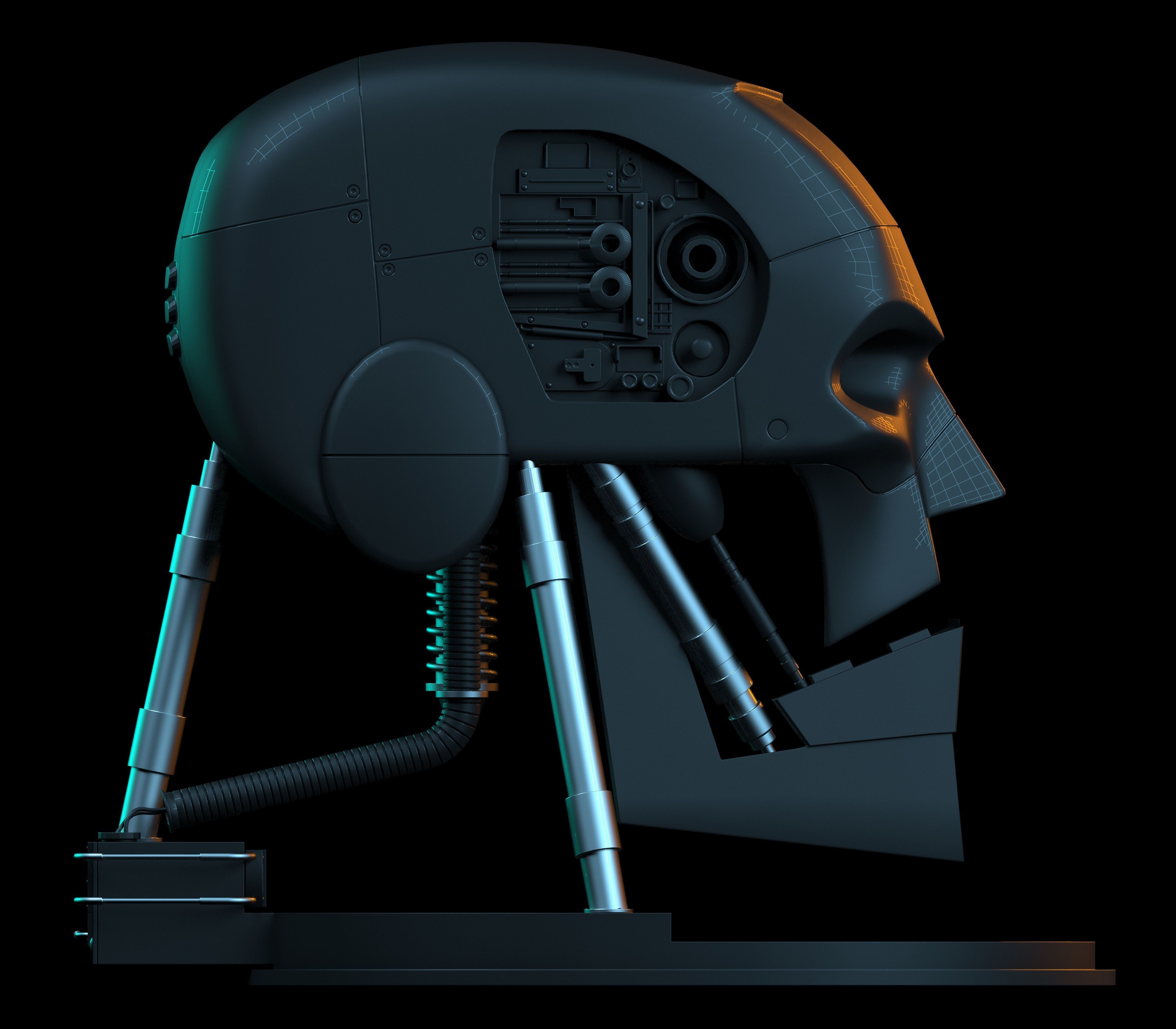Robot ABC Warriors Head 3D model | CGTrader
