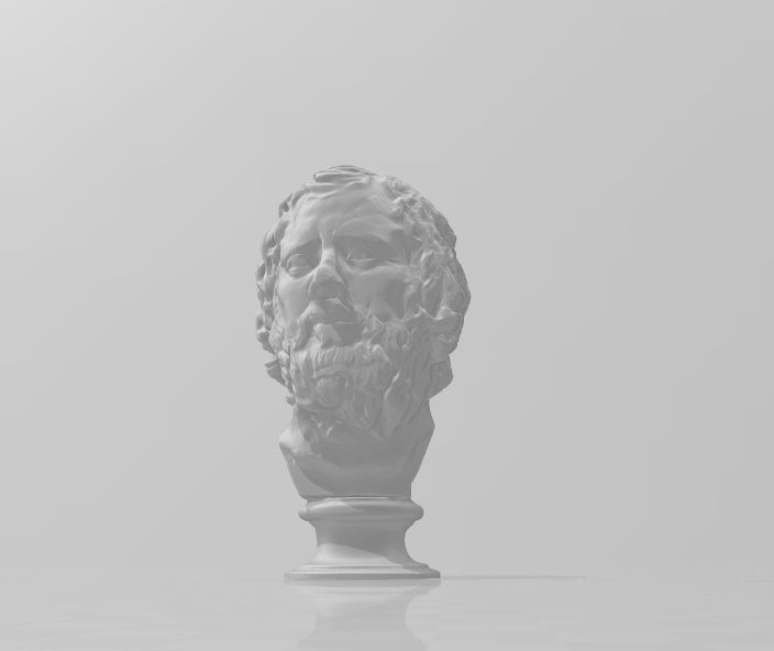 Epictetus Bust 3d printing 3D model 3D printable | CGTrader