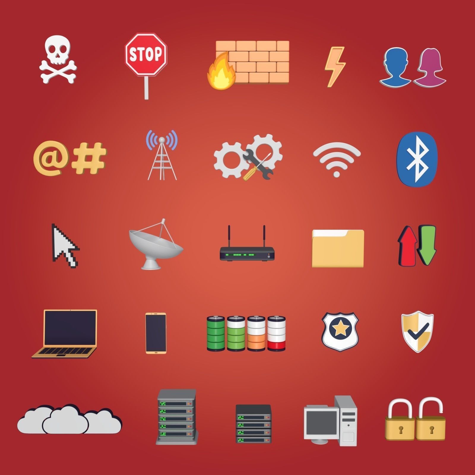 3D model Network Signs Mega Collection VR / AR / low-poly | CGTrader