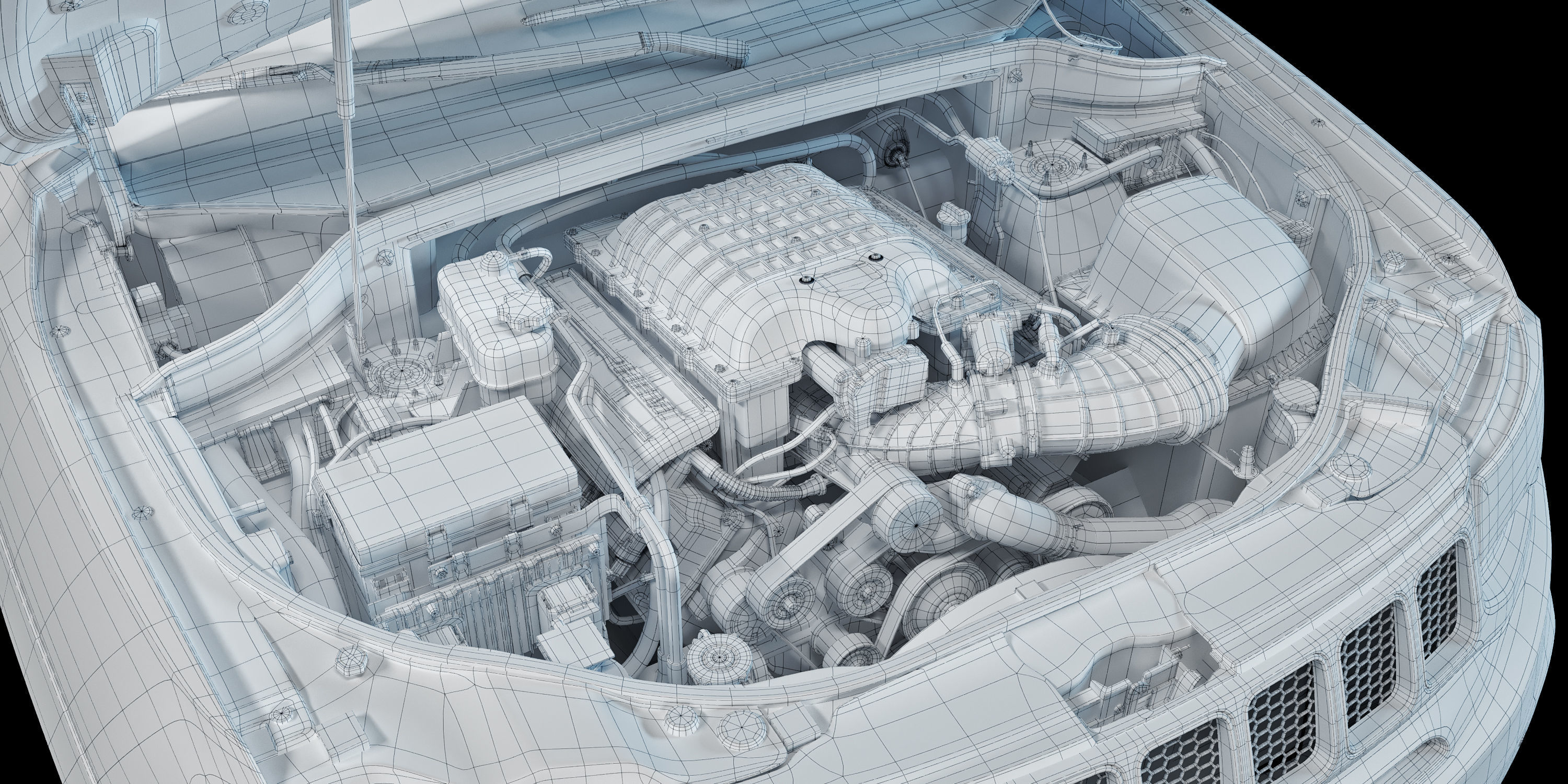 Jeep Grand Cherokee Trackhawk 3D model | CGTrader