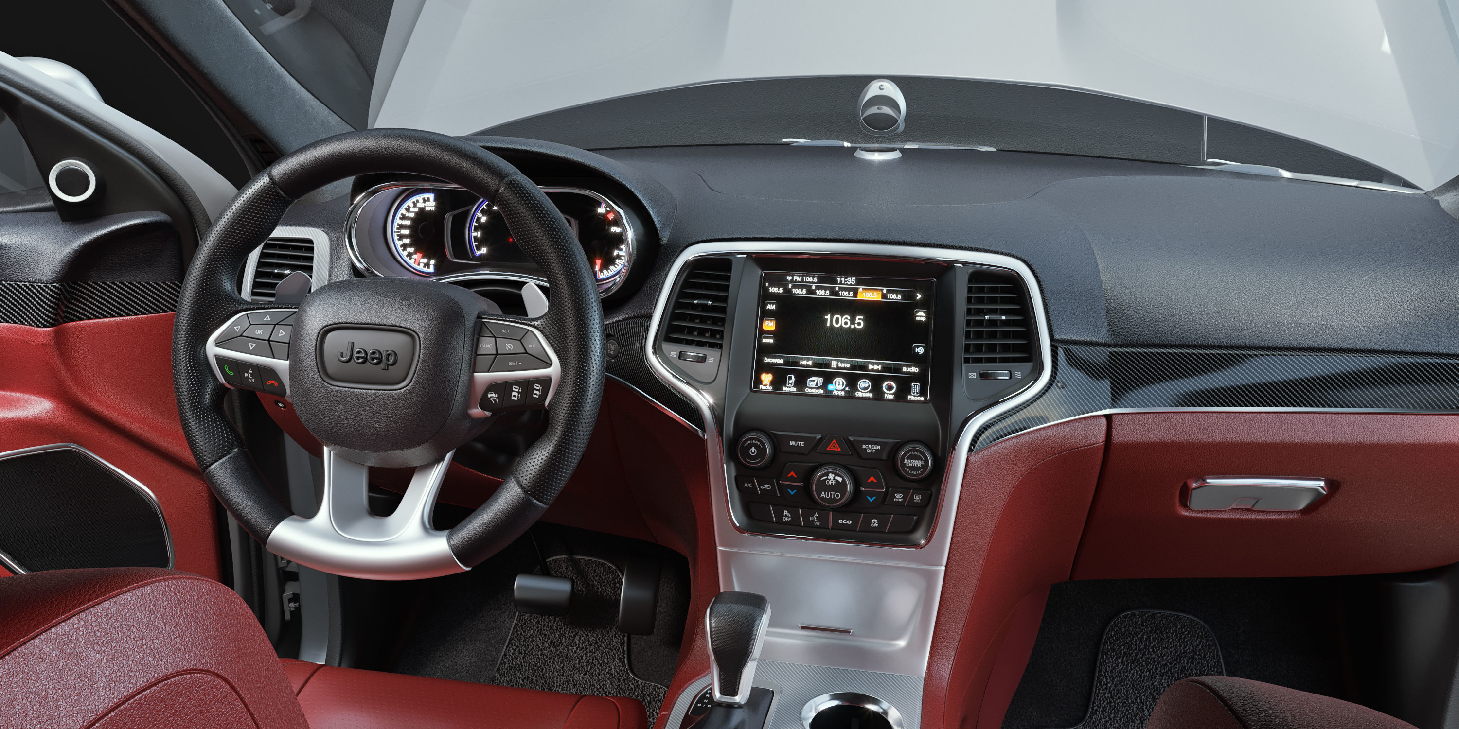 Jeep Grand Cherokee Trackhawk 3D model | CGTrader