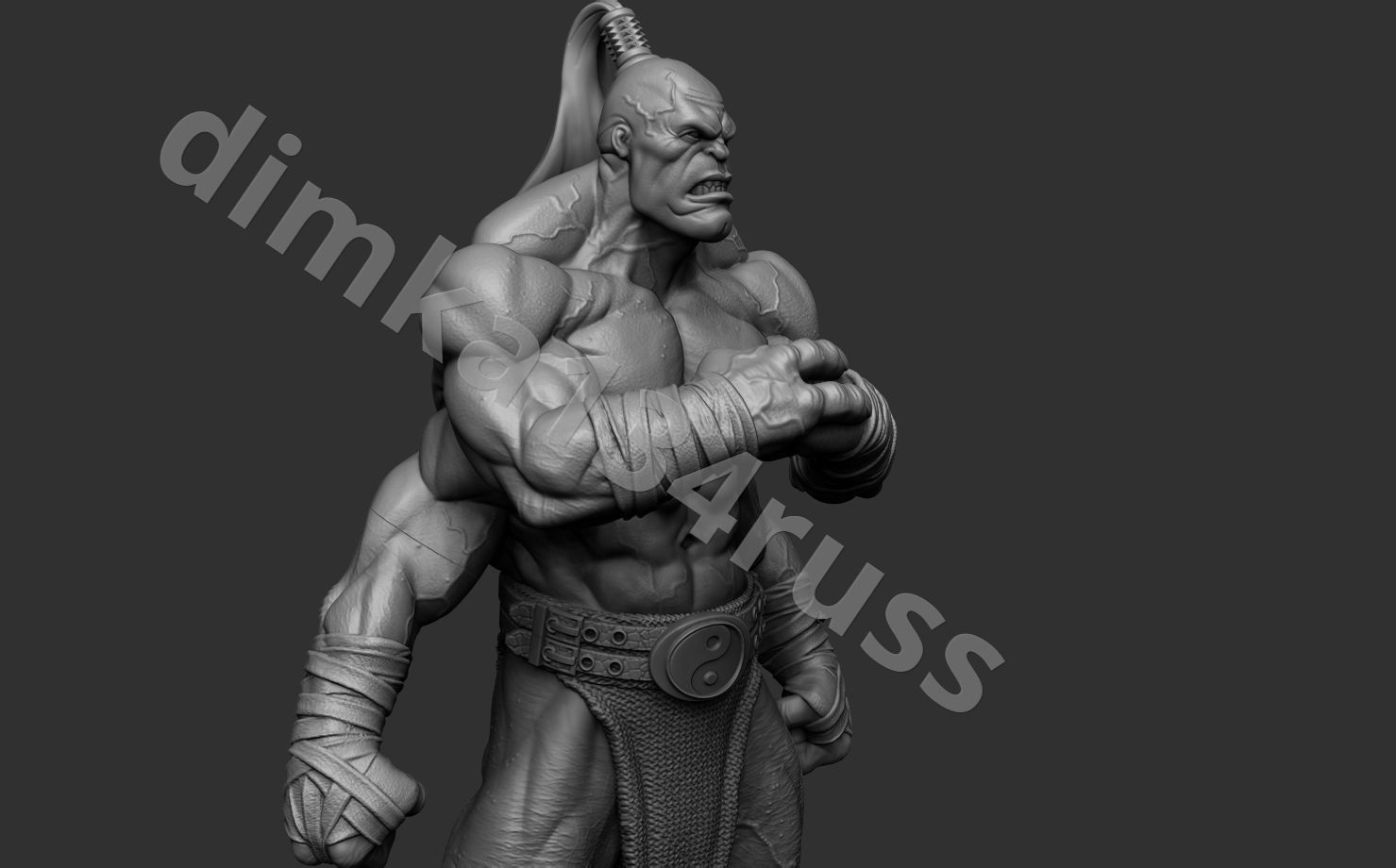 Goro mortal kombat 3D model 3D printable | CGTrader