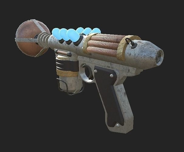 3D model Pulse Gun VR / AR / low-poly | CGTrader