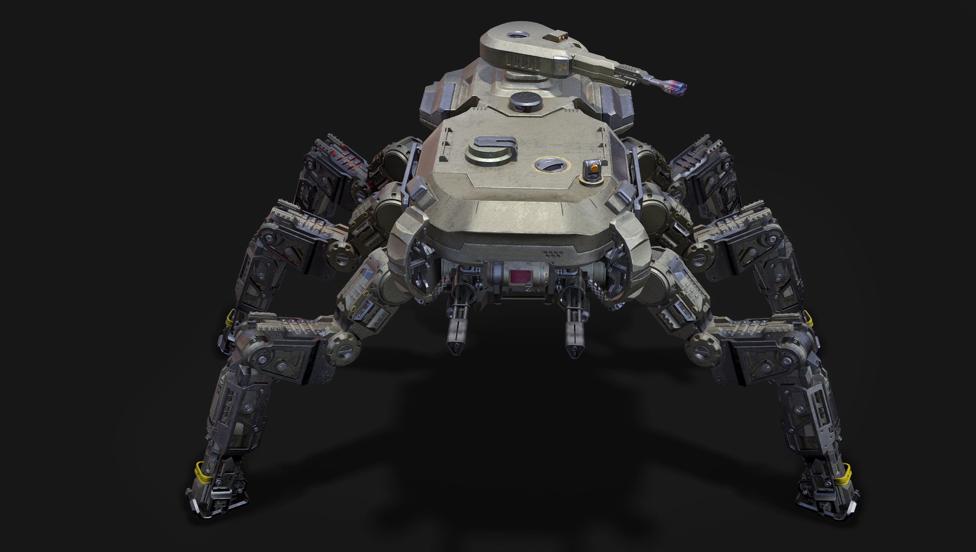 Tank Spider 3D model | CGTrader