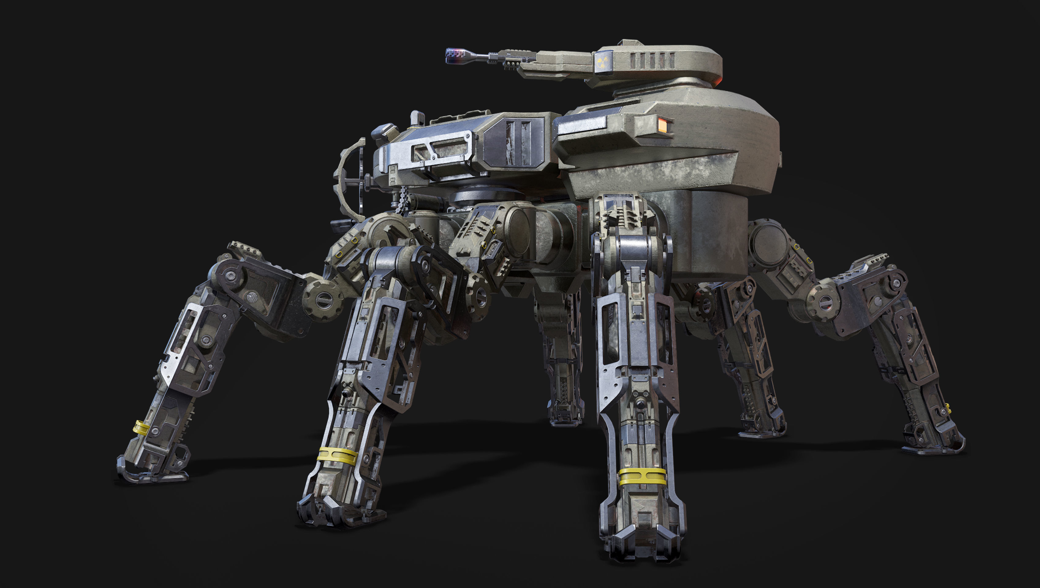 Tank Spider 3D model | CGTrader