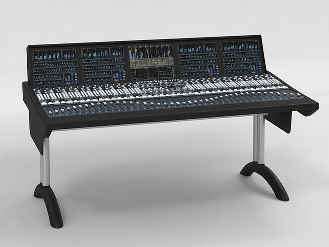 Solid State Logic SSL C10 HD Digital Broadcast Console 3D model | CGTrader