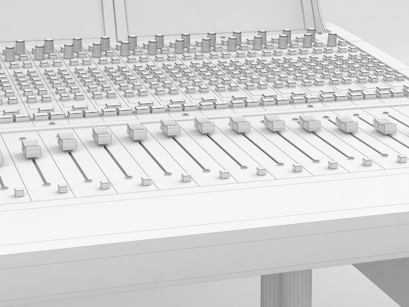 Solid State Logic SSL C10 HD Digital Broadcast Console 3D model | CGTrader