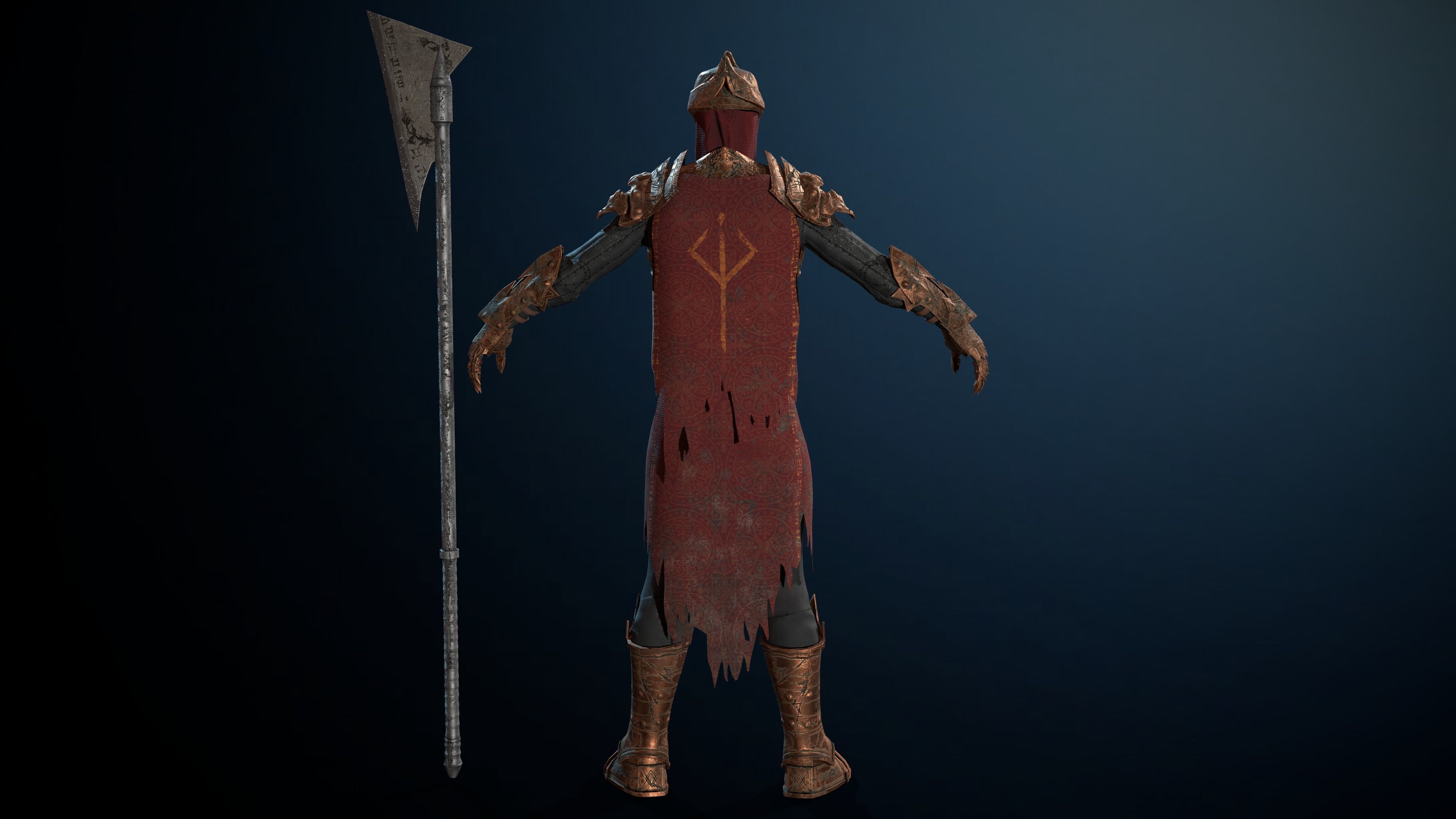 3D model Skeleton Knight RIGGED VR / AR / low-poly rigged | CGTrader