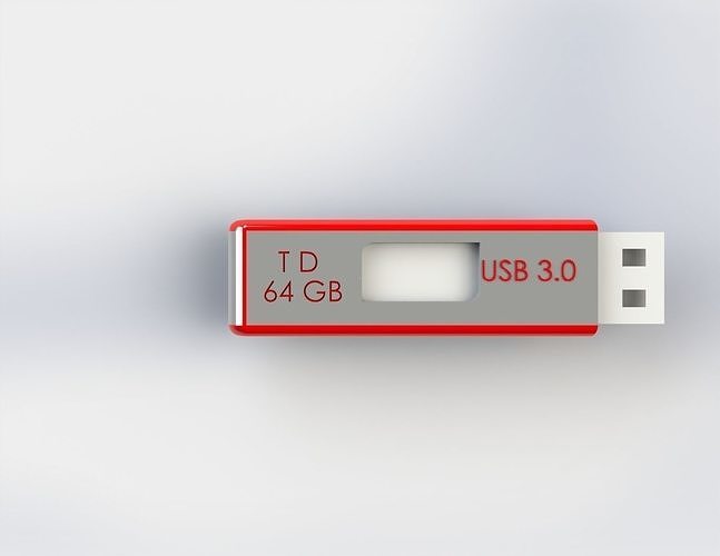 Pen Drive free 3D model | CGTrader