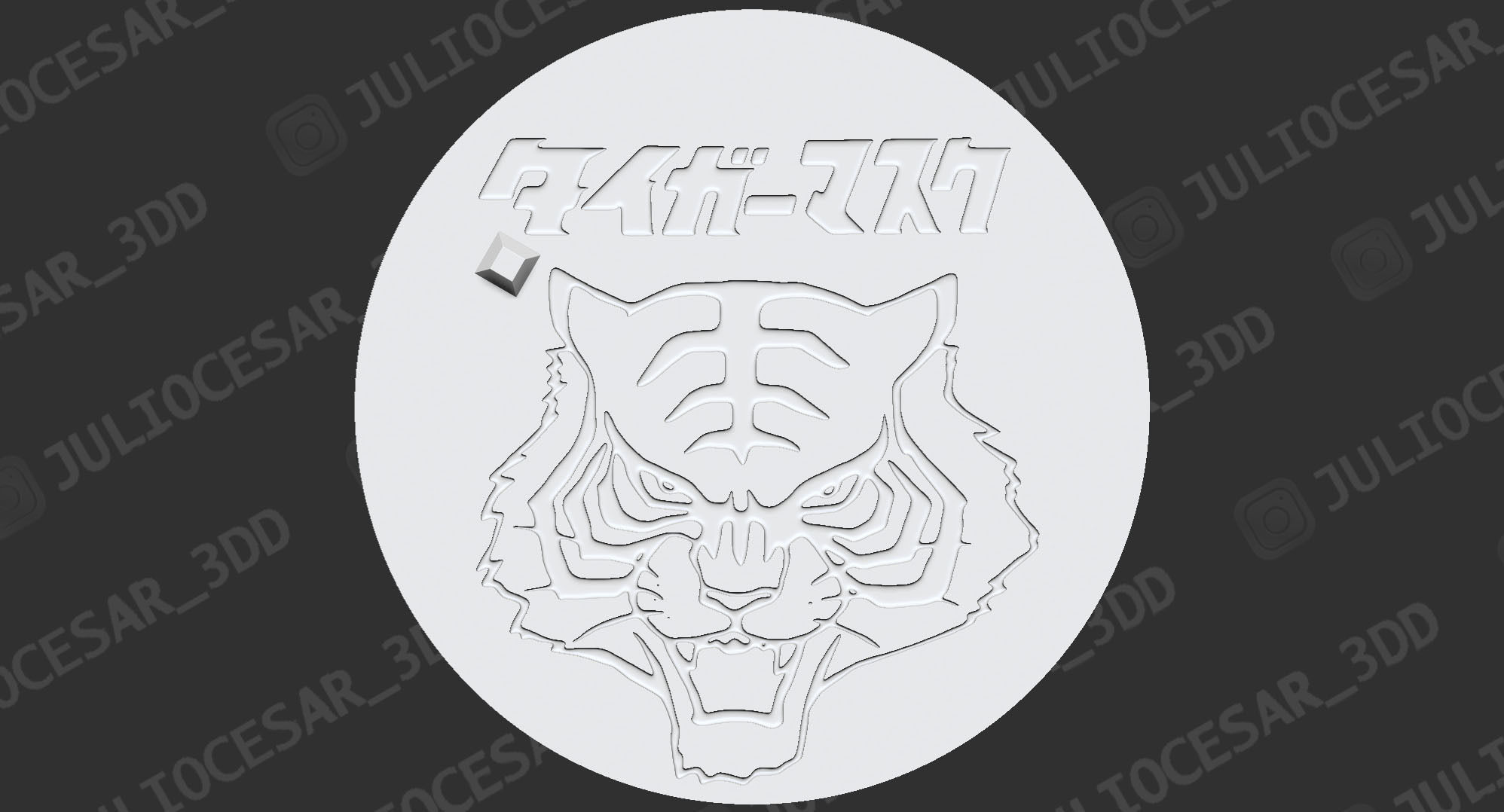 Tiger mask 3D model 3D printable | CGTrader