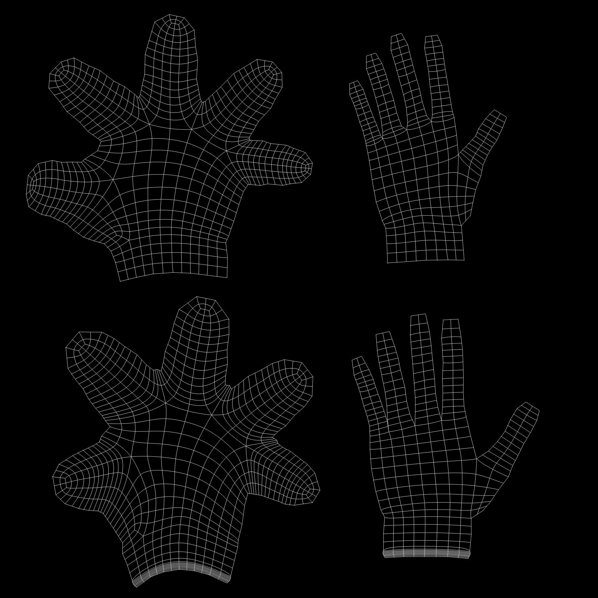 Coated Working Gloves 3D model | CGTrader