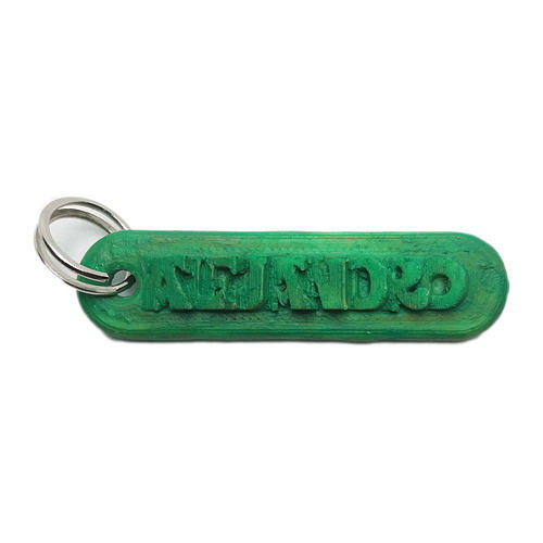 ALEJANDRO Personalized keychain embossed letters 3D model 3D printable ...