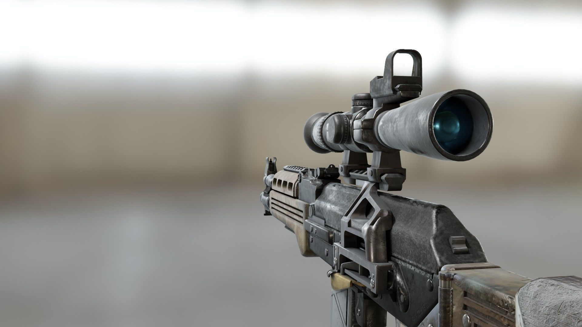 3D model AK-74 458 SOCOM - Two variants VR / AR / low-poly | CGTrader