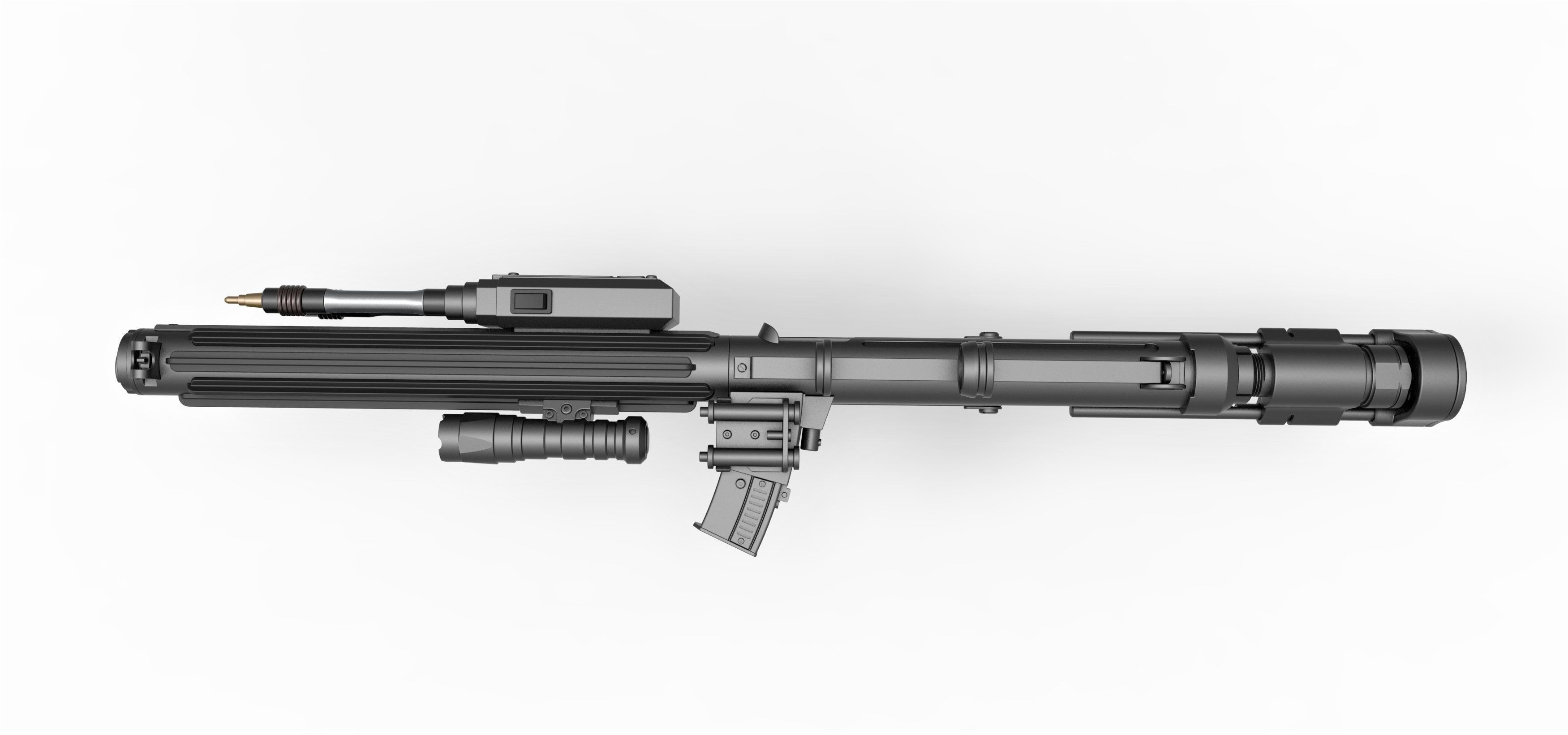Mudtrooper Blaster rifle E-10 from Solo A Star Wars Story 2018 3D model ...