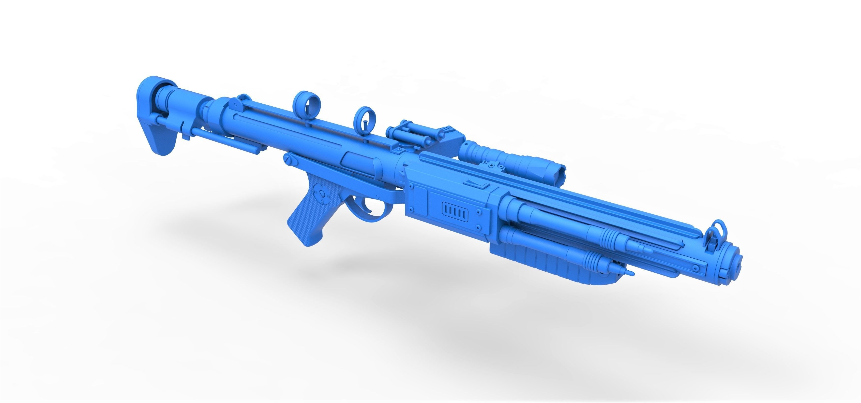 Mudtrooper Blaster rifle E-10 from Solo A Star Wars Story 2018 3D model ...