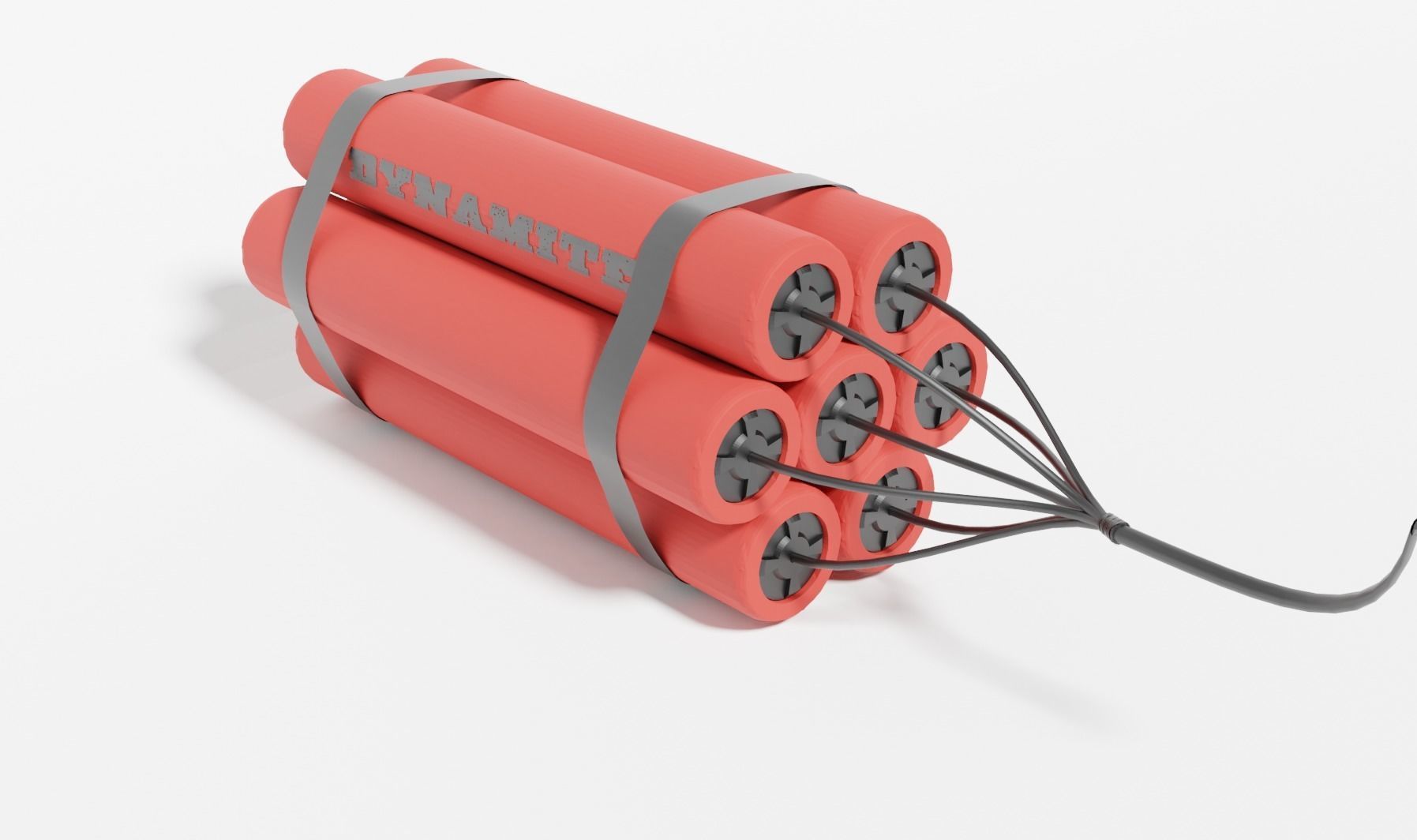 Dynamite bombs free 3D model | CGTrader