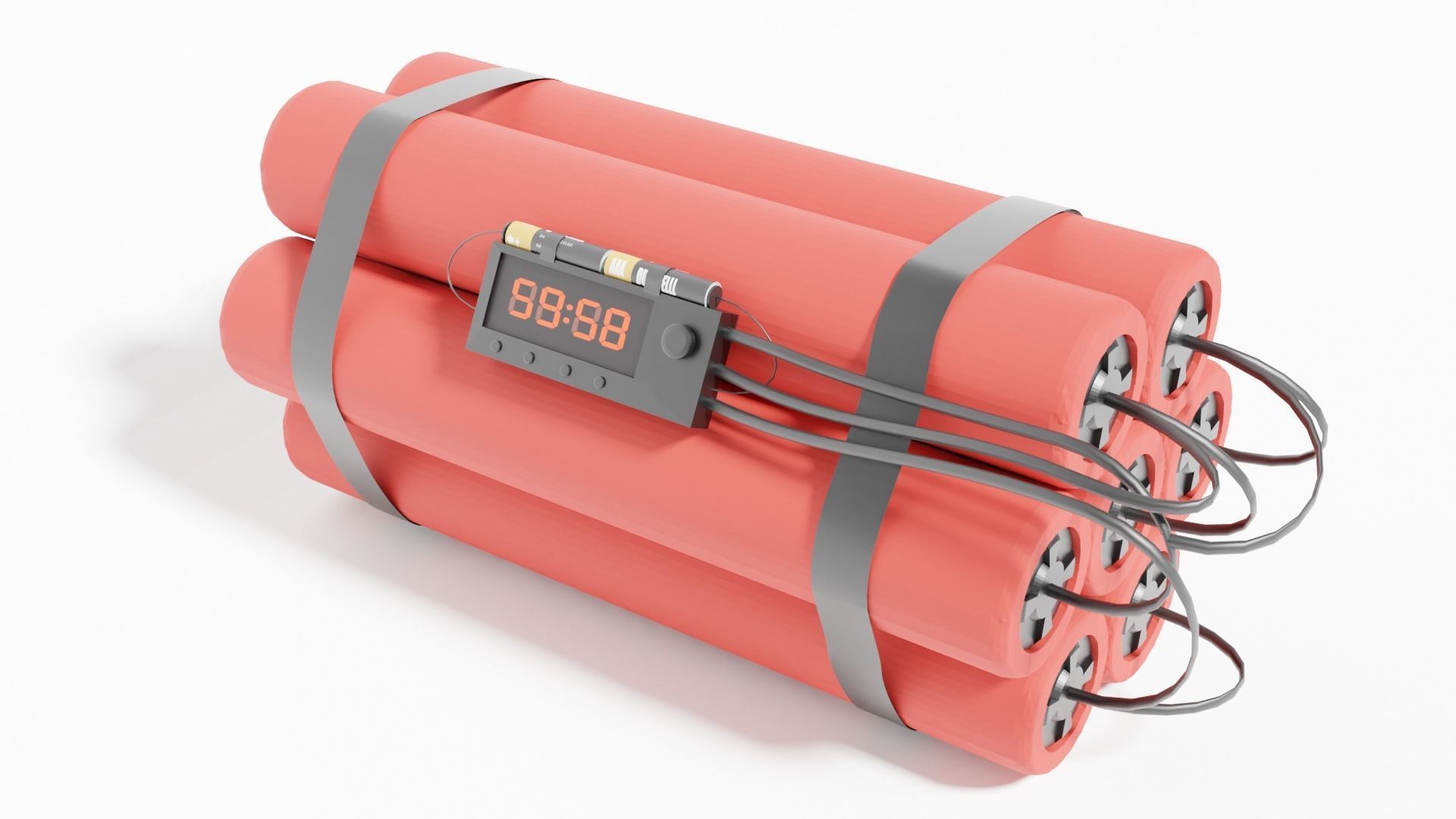 Dynamite free 3D model | CGTrader