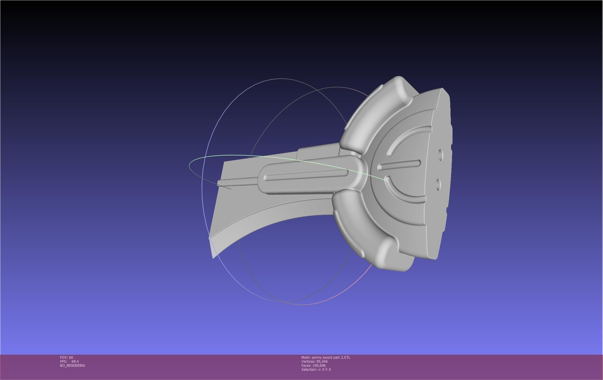 RWBY Penny Floating Array Sword Printable Assembly 3D model 3D ...
