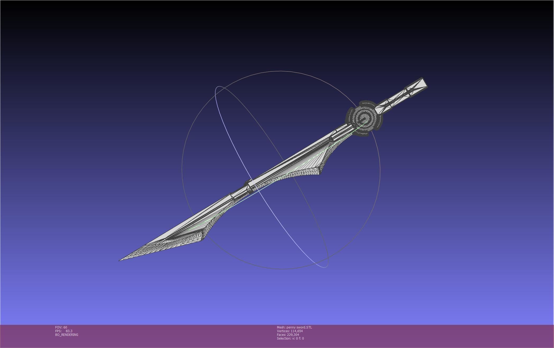 RWBY Penny Floating Array Sword Printable Assembly 3D model 3D ...