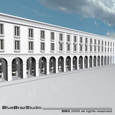 European arcade 3D model | CGTrader