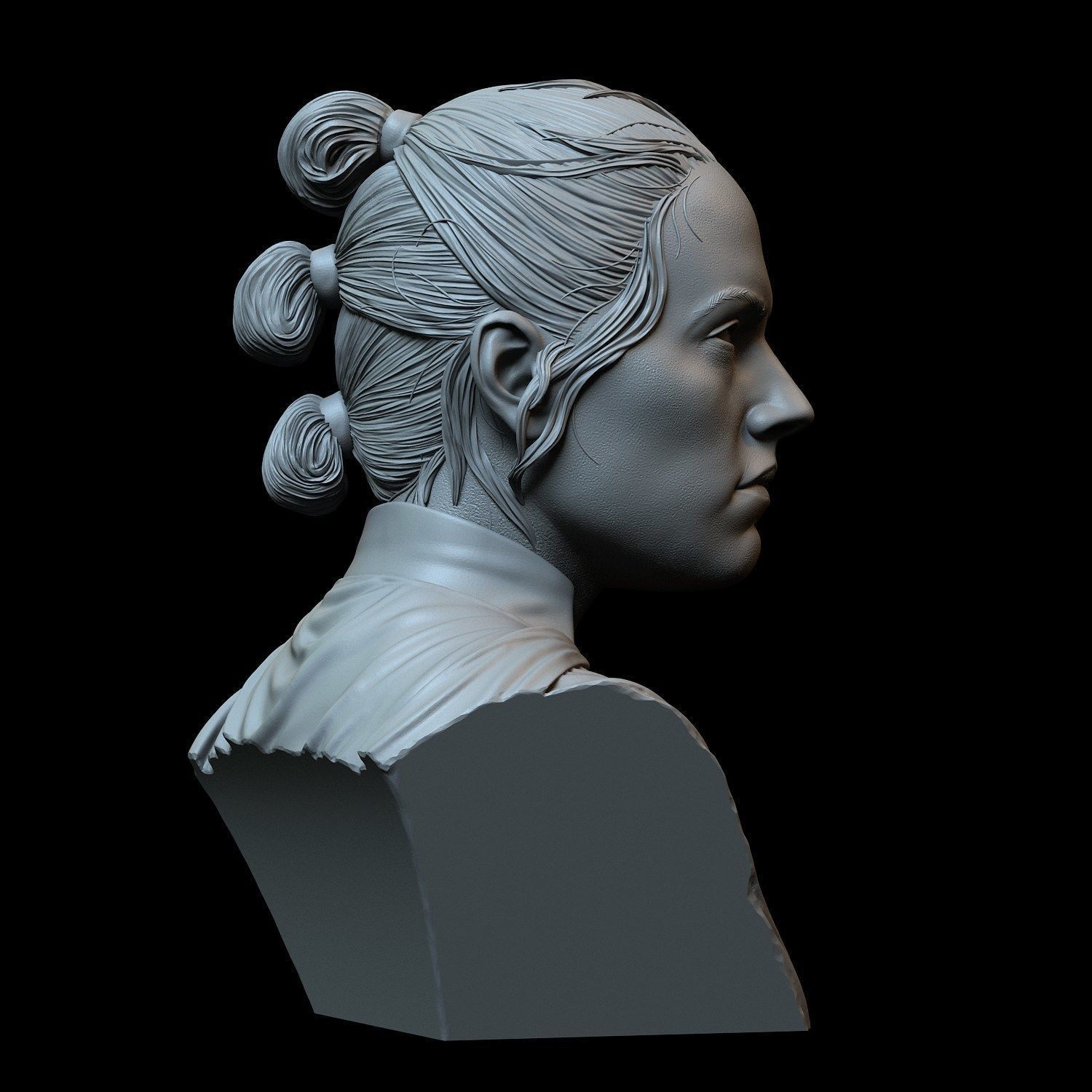 Rey Skywalker from Star Wars 3D model 3D printable | CGTrader