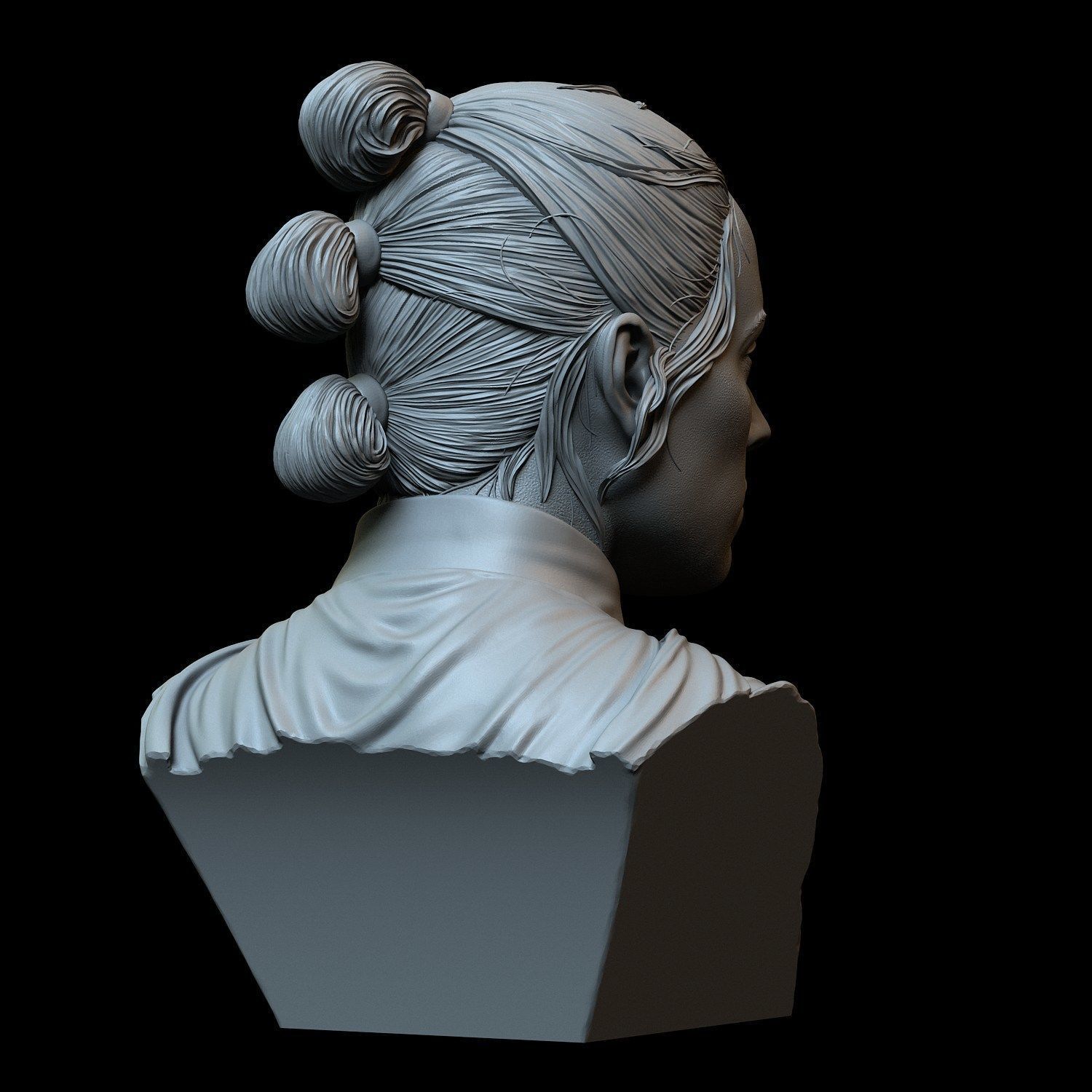 Rey Skywalker from Star Wars 3D model 3D printable | CGTrader