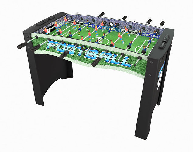Football table 3D model | CGTrader