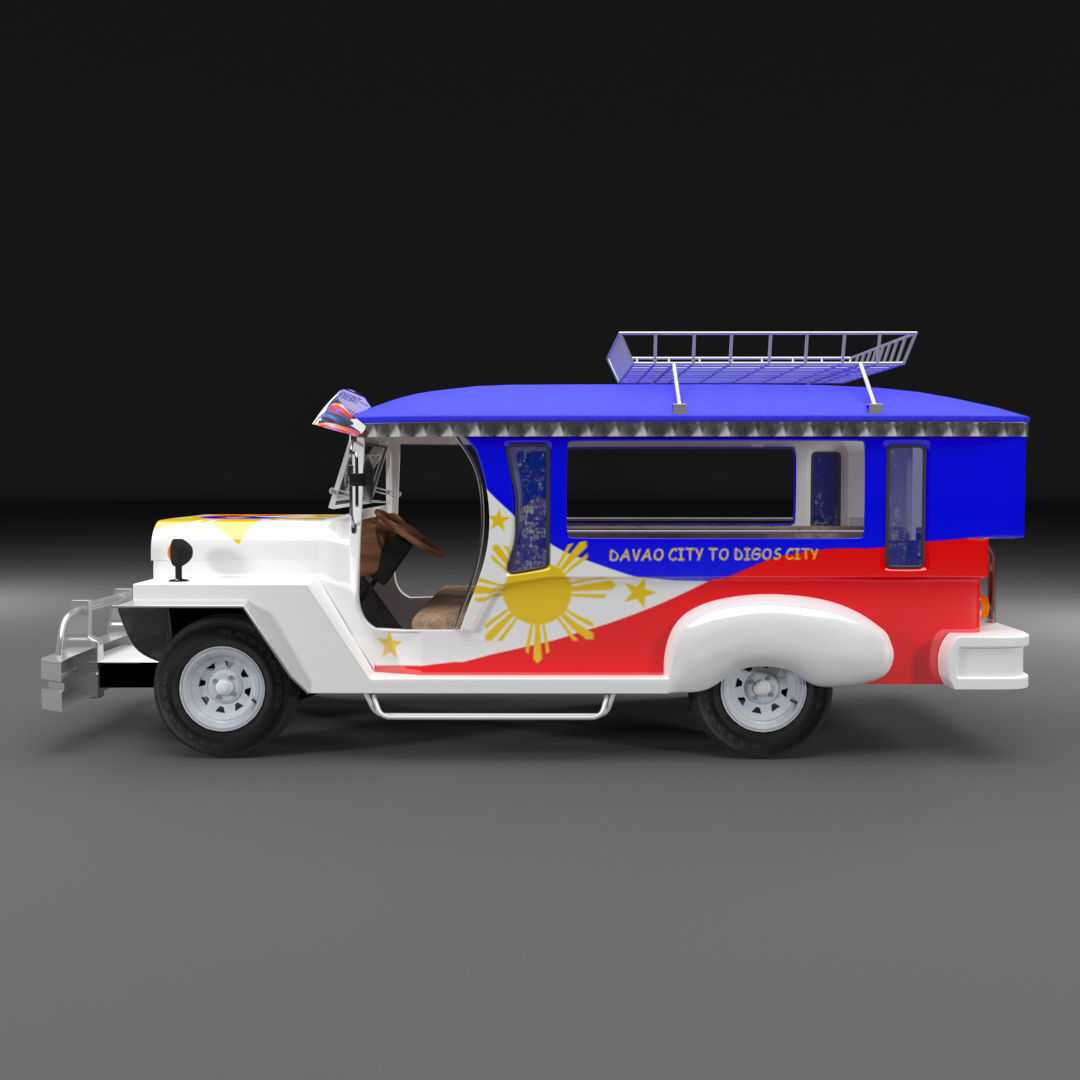 3D model Philippine Jeepney VR / AR / low-poly | CGTrader