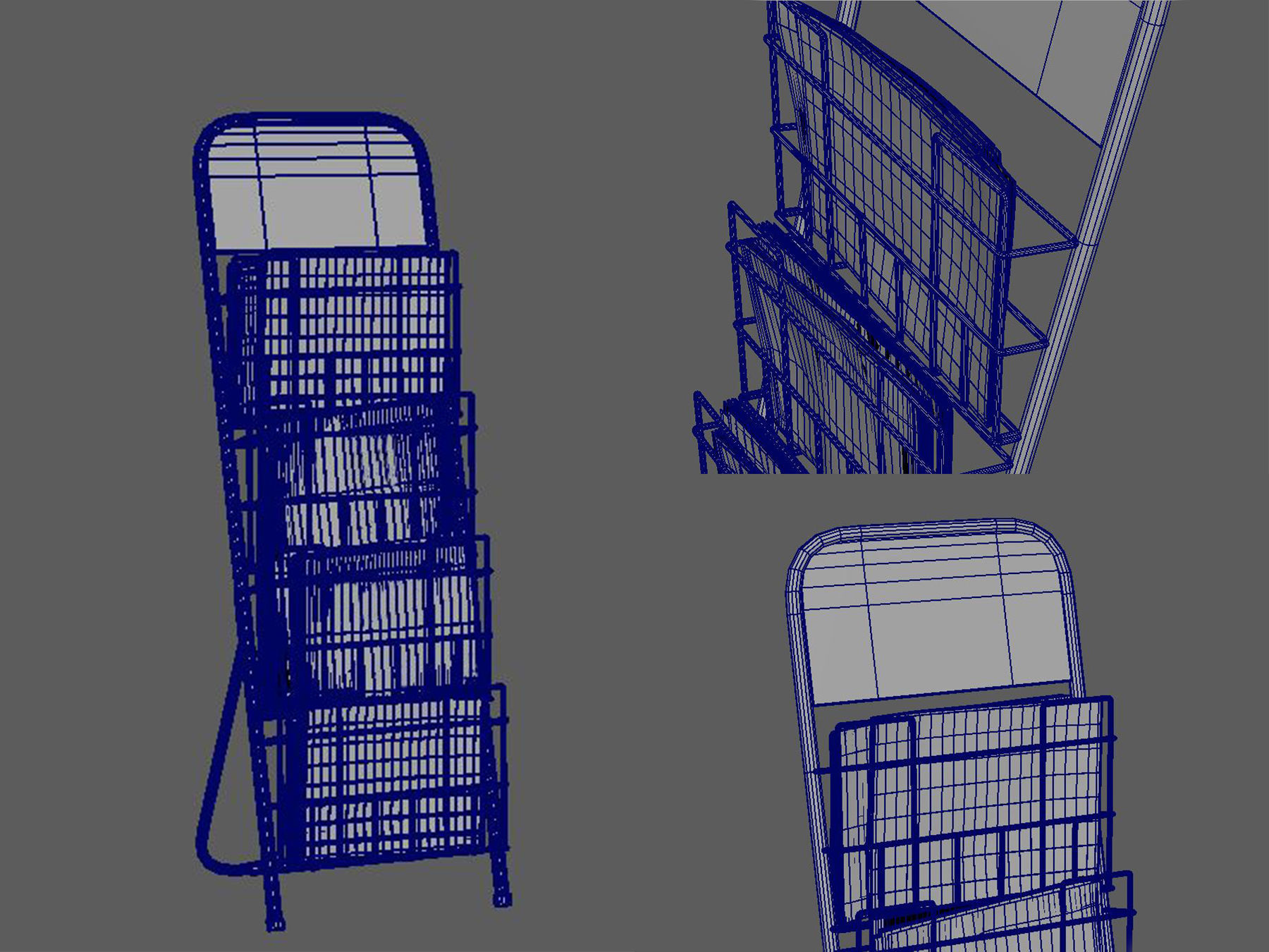 traffic rack set 3D model | CGTrader