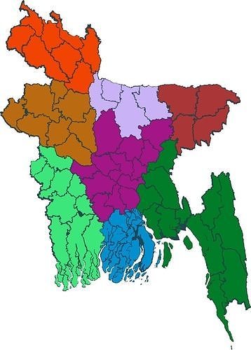 Bangladesh Map 3D model | CGTrader