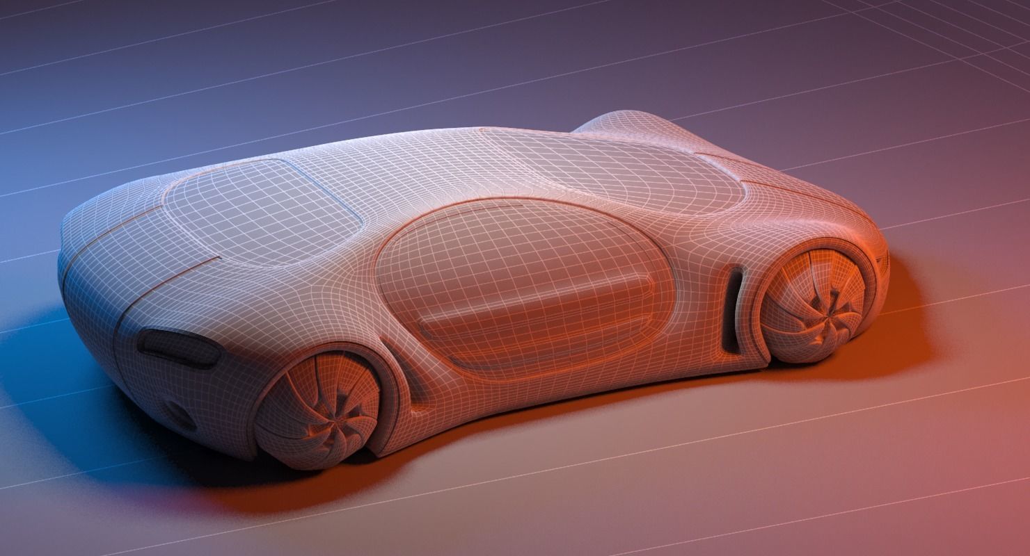 Future Car 34 3D model | CGTrader