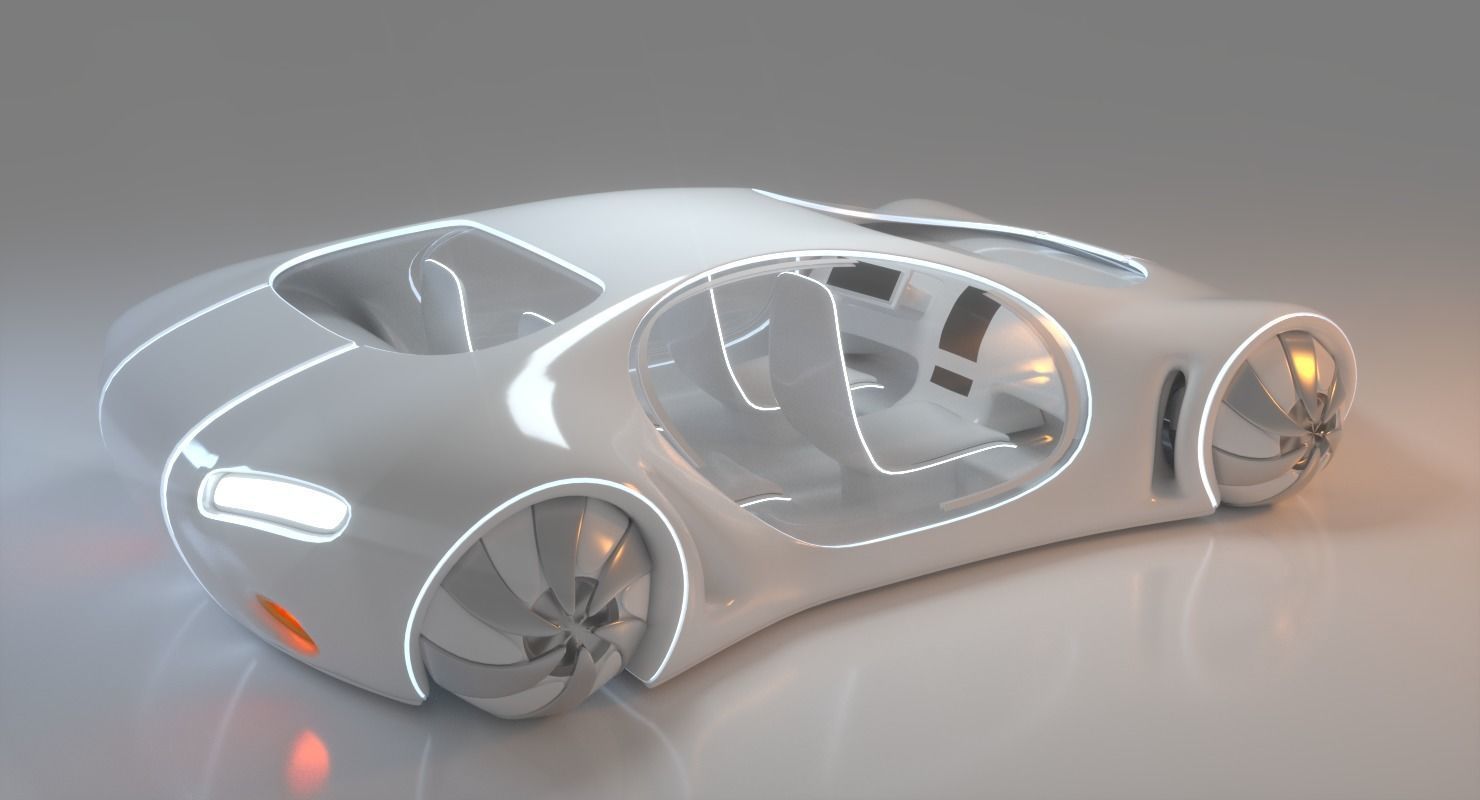 Future Car 34 3D model | CGTrader
