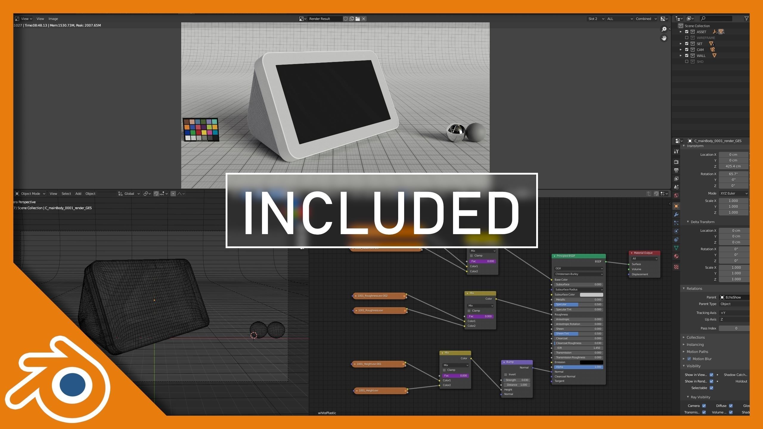 Amazon Echo Show - 1st Gen 3D model | CGTrader