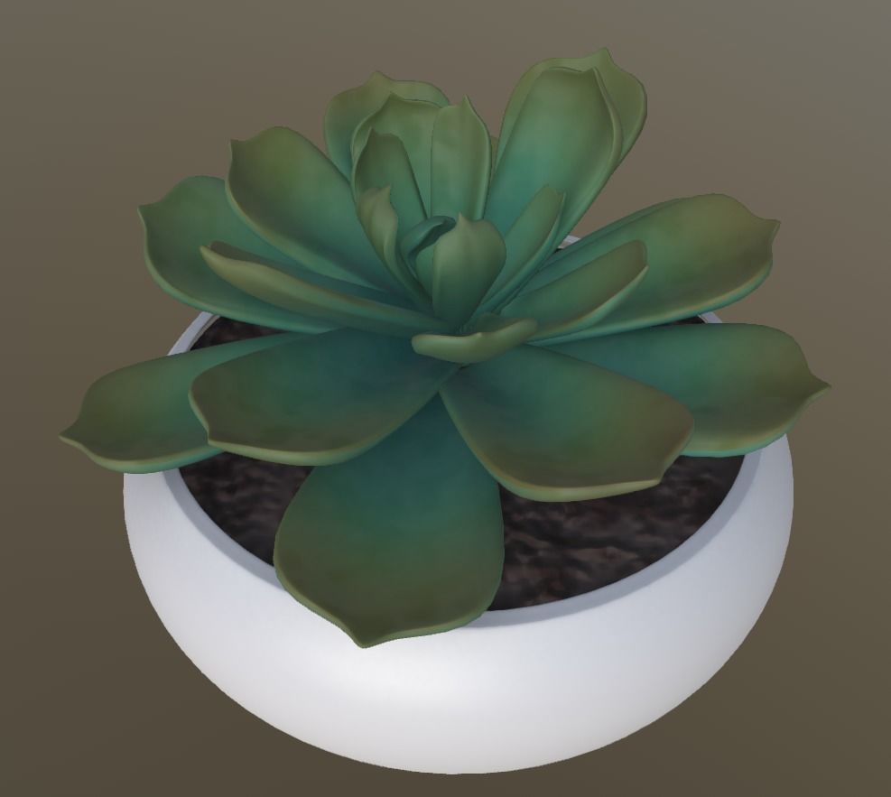 Flower with 4 different texture variations 3D model | CGTrader