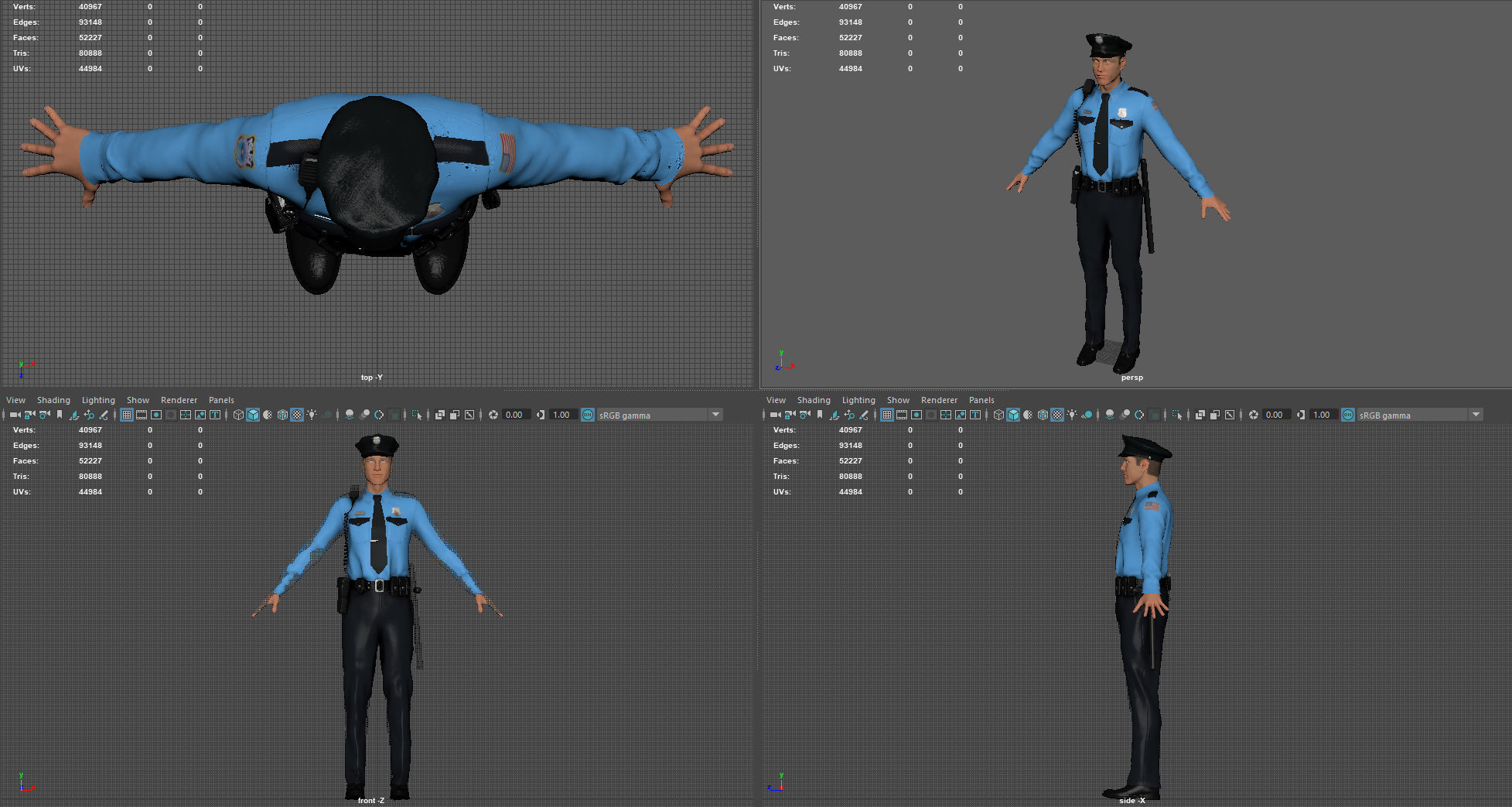 POLICE OFFICER 3D model | CGTrader