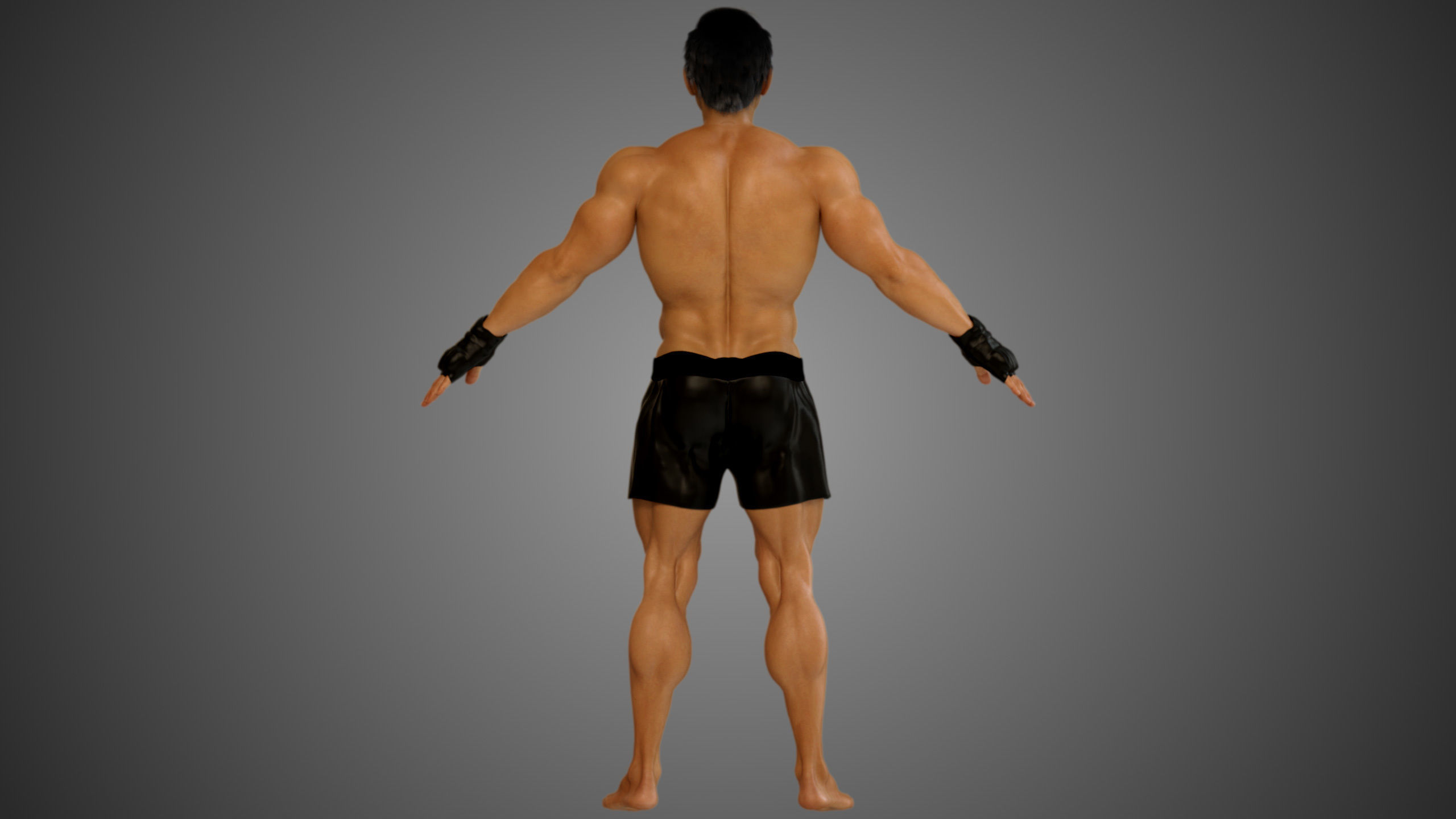 Male Asian BOX - MMA Fighter 3D model animated | CGTrader