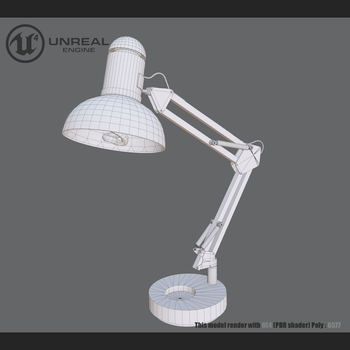 3D model Hi tech lamp VR / AR / low-poly | CGTrader